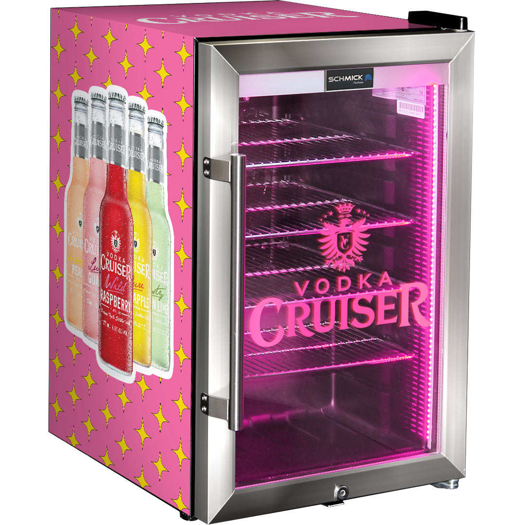 Vodka Cruiser branded bar fridge, Great gift idea! Great Entertaining