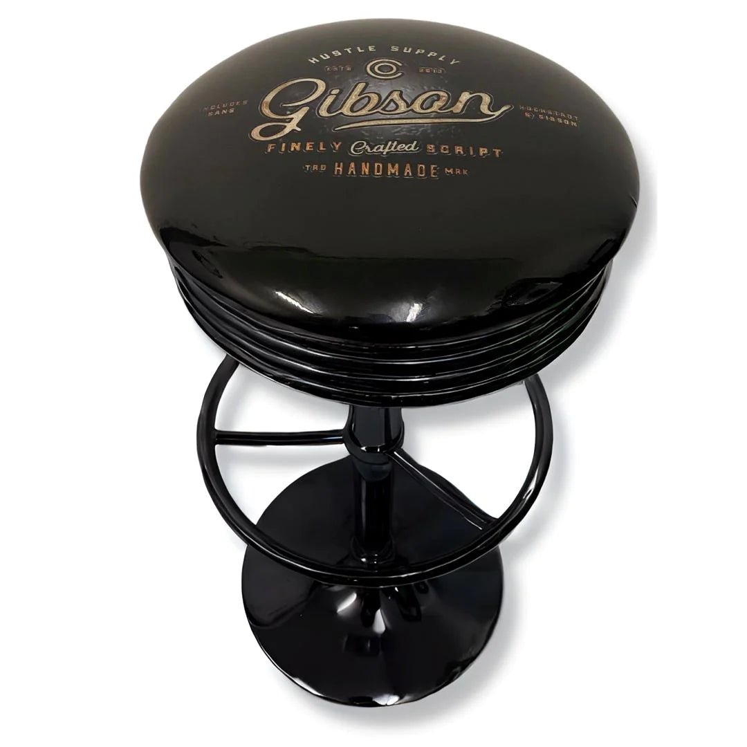 Gibson Guitar Retro Gas-Lift Bar Stool